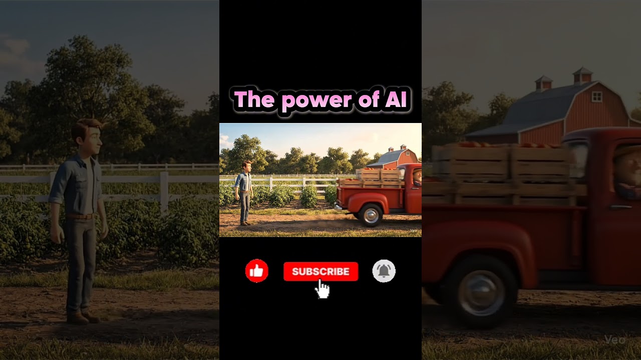 3D Cartoon Girl Visits Tomato Farm 🍅🚜 | From Field to Supermarket! #shortusa #shorts