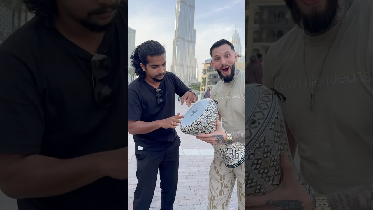 Indian man beat perfect at darbuka😱 #alrafaelo #darbuka #dubai