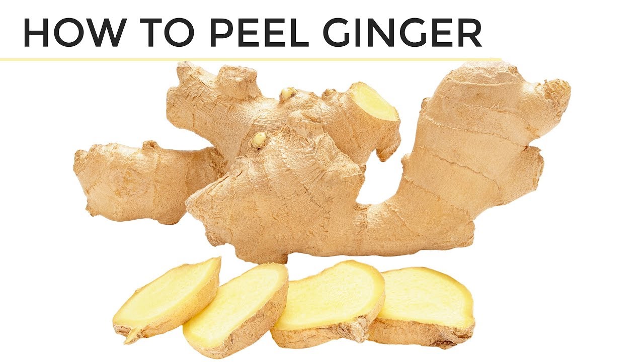 How To Peel Ginger | 2 Easy Ways