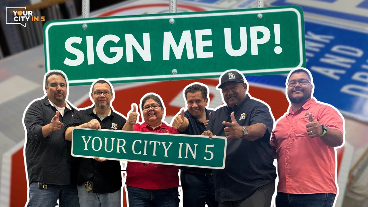 Your City in 5: Sign Me Up!