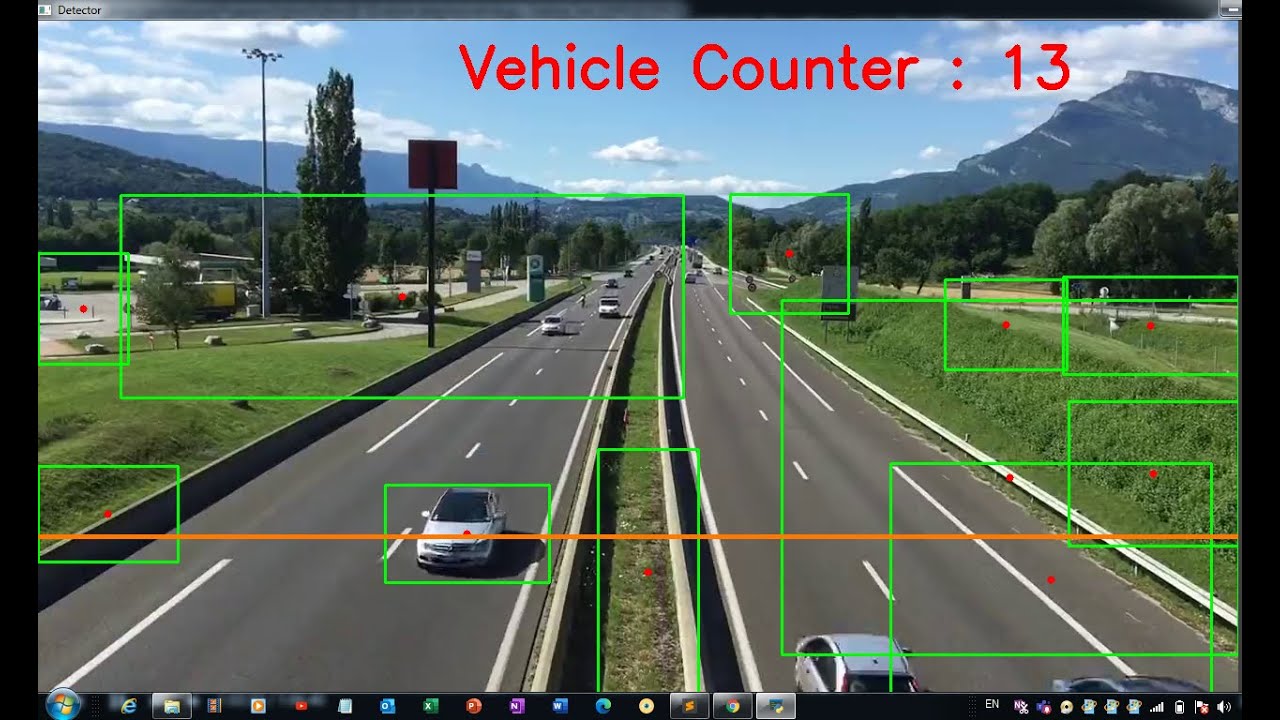 Vehicle Detection And Counting using OpenCV | Computer Vision Project