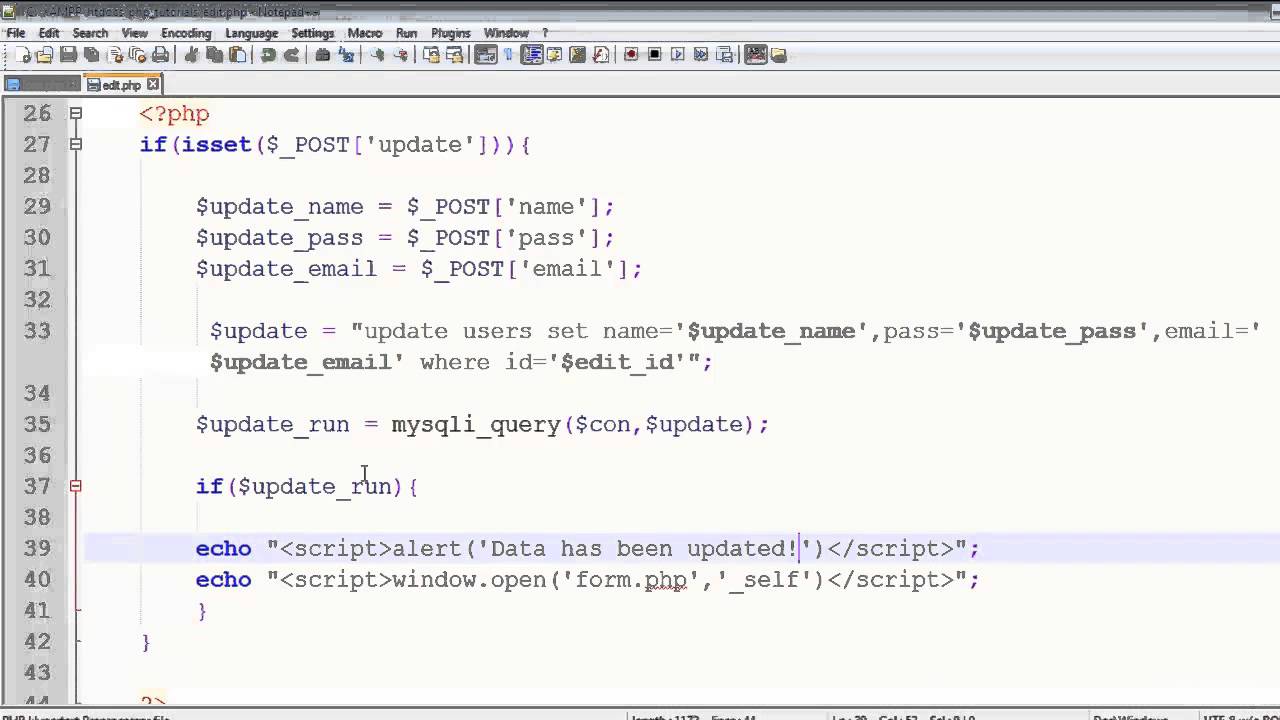 Tutorial PHP MySQL Web Development Part  27