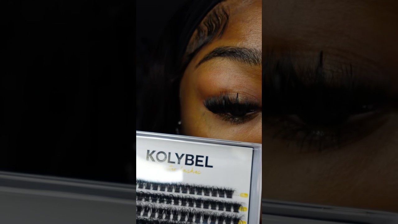 Try These Amazon Lash Clusters With Me!💛 #lashclusters #lashes