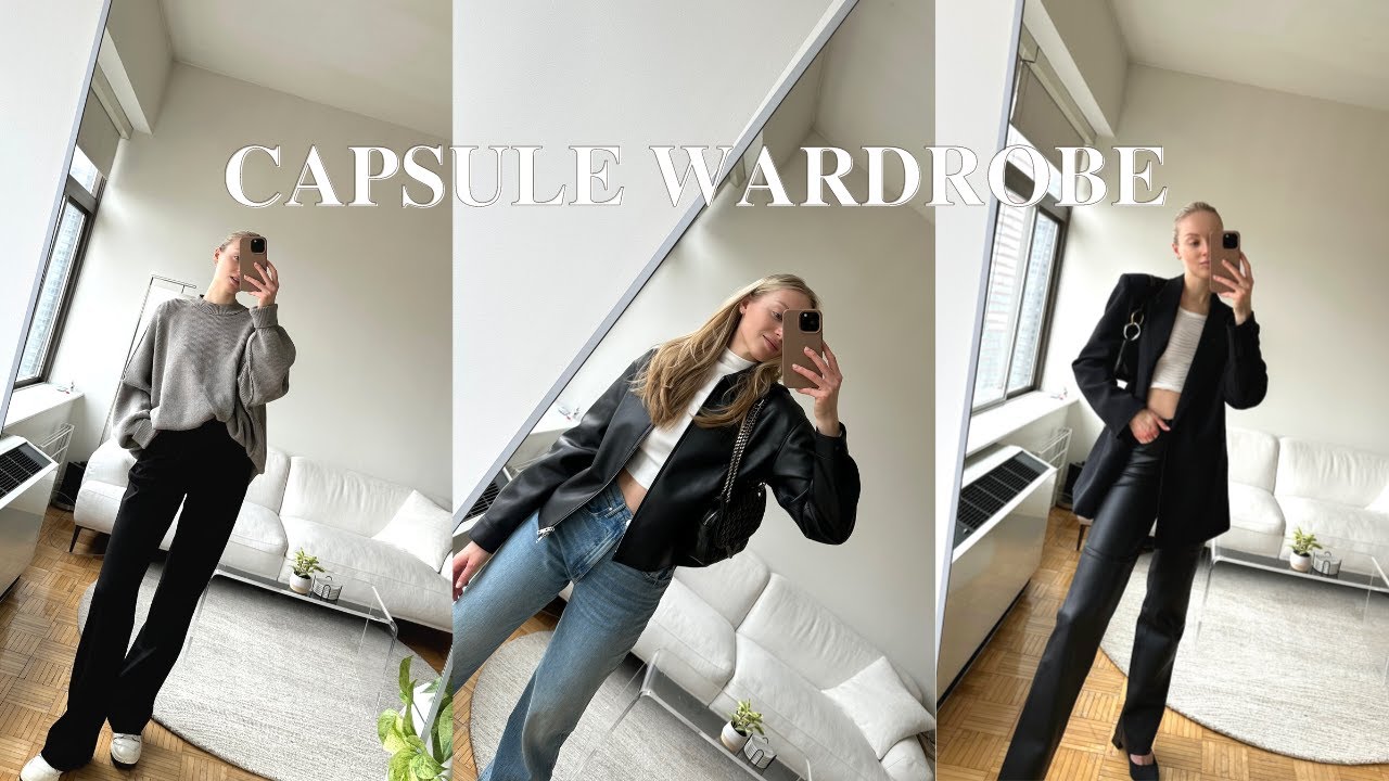 How to Build a Capsule Wardrobe + sharing all of my everyday staples // model in NYC
