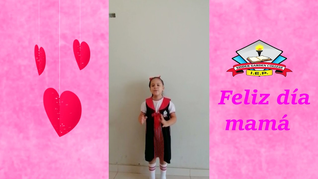 Poesía a mama para niños de inicial