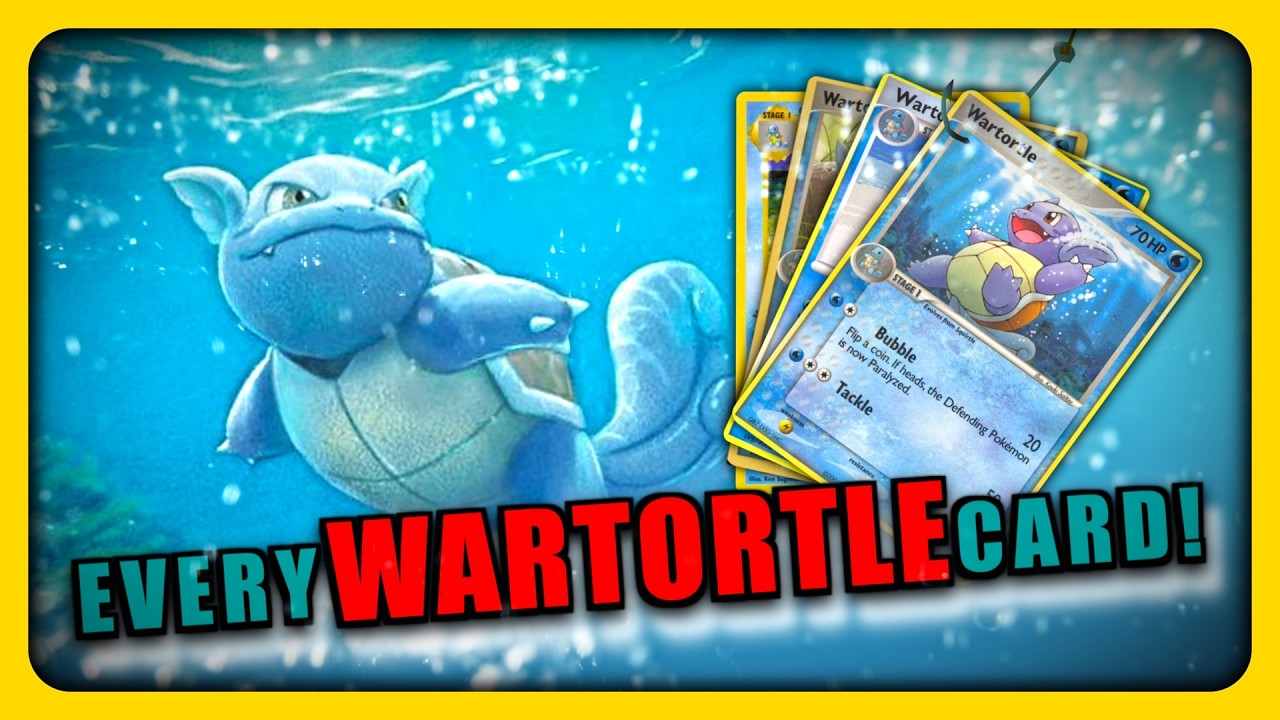 Every Wartortle Card - The Ultimate Pokemon Master List Episode 8