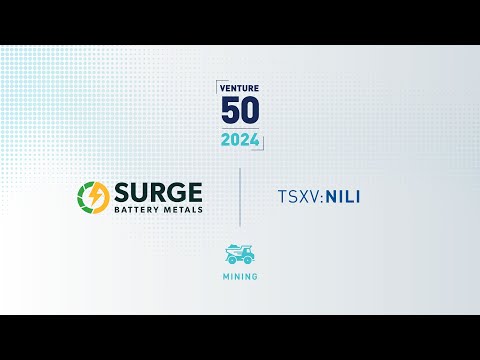 Surge Battery Metals Inc. (TSXV:NILI) | 2024 TSX Venture 50™