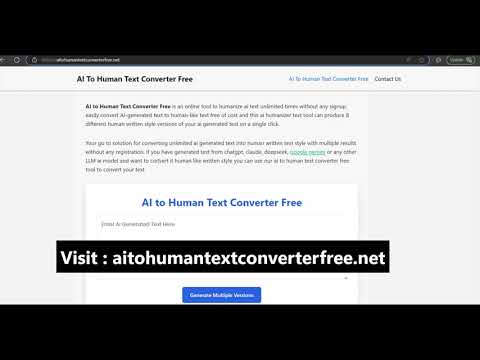 Step by step guide using ai to human text converter free to humanize ai text with multiple versions
