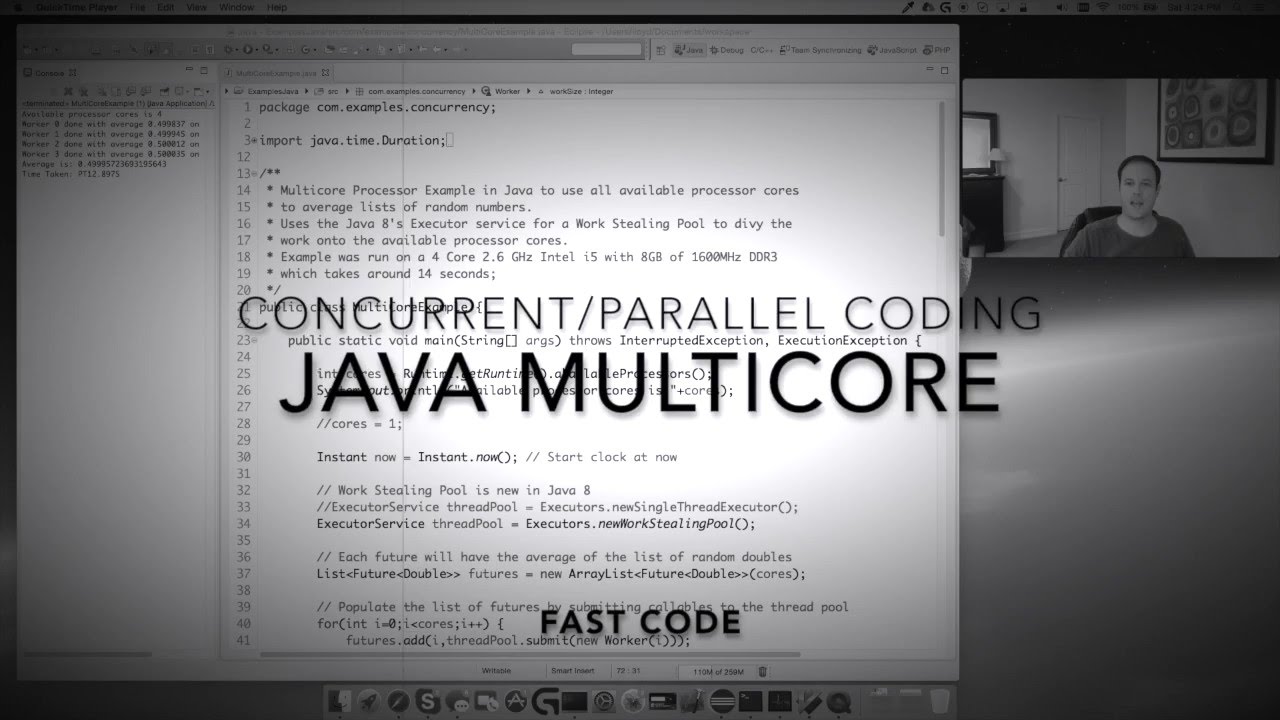 Java Multicore Concurrent Code