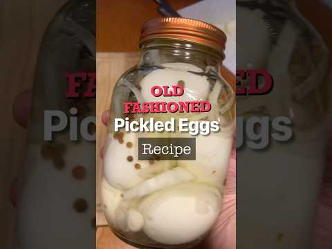 Old Fashioned Pickled Eggs Recipe!
