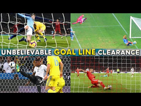 ⚽️ Unbelievable Goal Line Clearance in football history! #GoalLineClearance #EpicSaves