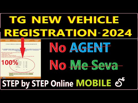 How To Register New Vehicle In TS RTA Online | Apply for TG New Vehicle Number Registration 2024