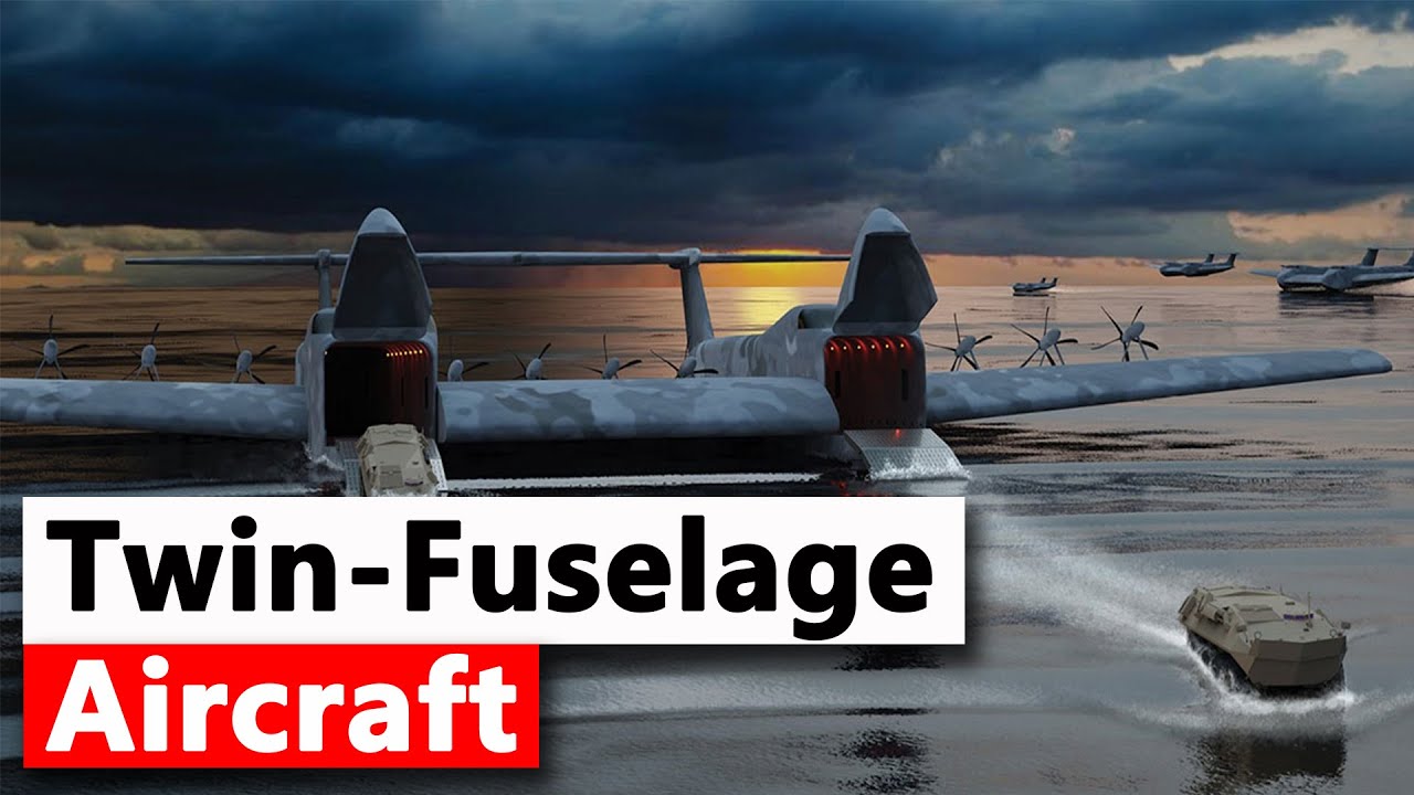 DARPA is creating twin-fuselage aircraft with the C17's size carrying capacity.