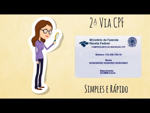 Aprenda a solicitar a sua 2 via do CPF