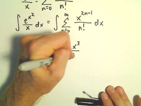 Integrating a Function as a Power Series