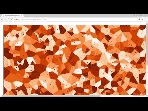 Learn Applied Data Visualization with D3 Simple Voronoi Diagram|packtpub com - Mind Luster