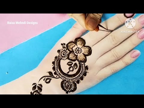 Full hand mehndi design/Finger mehndi/Eid mehndi design/Arabic mehndi/कंगन मेहंदी