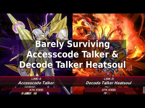 Yu-Gi-Oh! Master Duel | Barely Surviving Accesscode Talker & Decode Talker Heatsoul