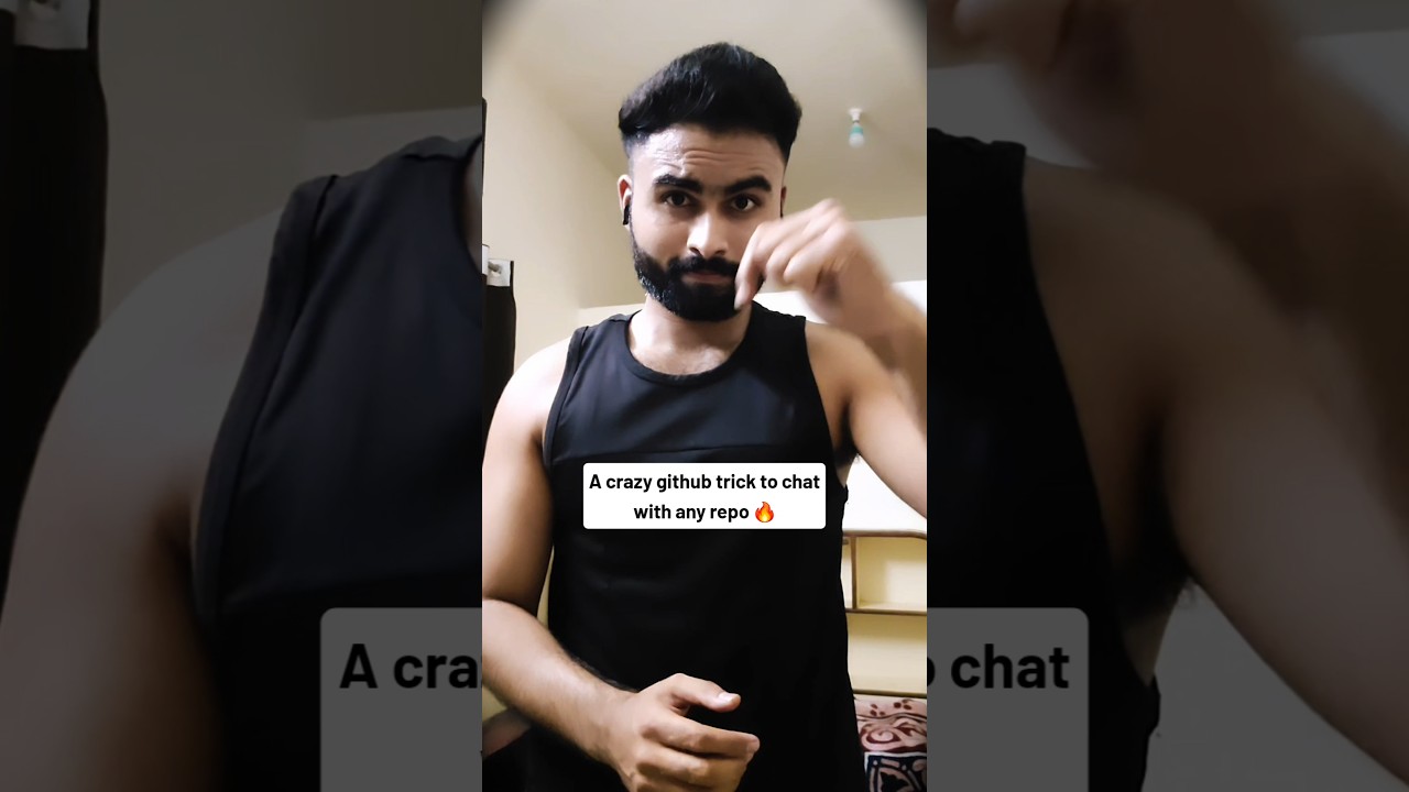 A Crazy GitHub Trick - Chat With Any Repository 🤯 #javascript #github #html #css #webdevelopment