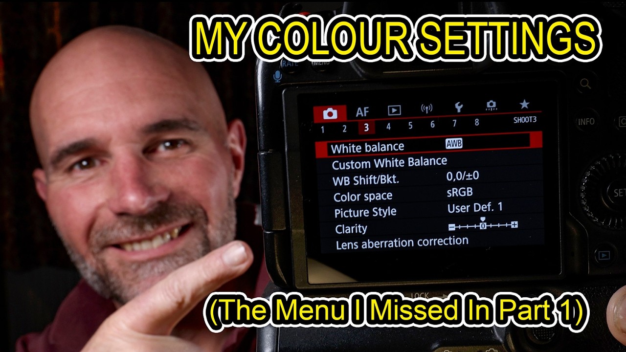 MY COLOUR & WHITE BALANCE SETTINGS for Sports Photography