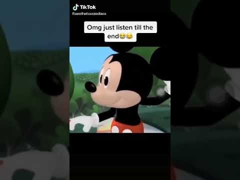 Mickey Mouse says bad word
