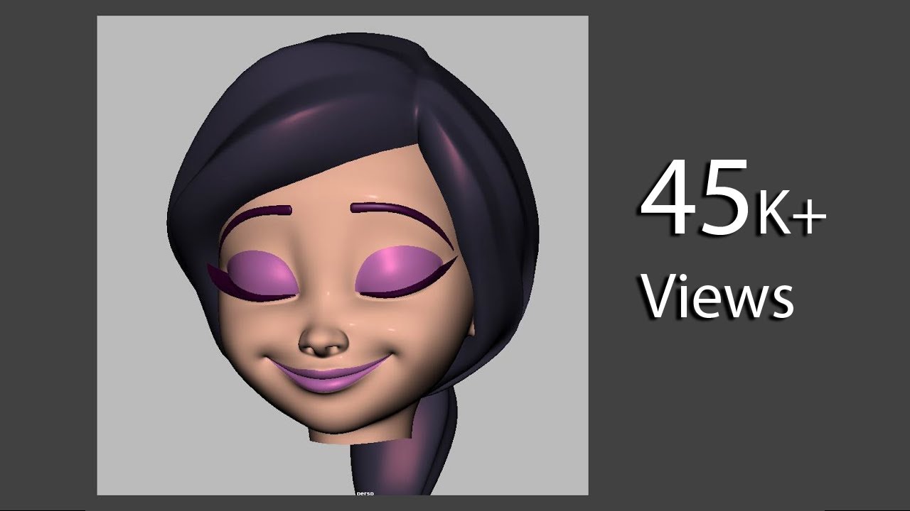 Blend Shape Creating Eyeblink in Maya
