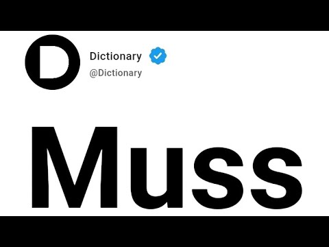 Muss Meaning In English
