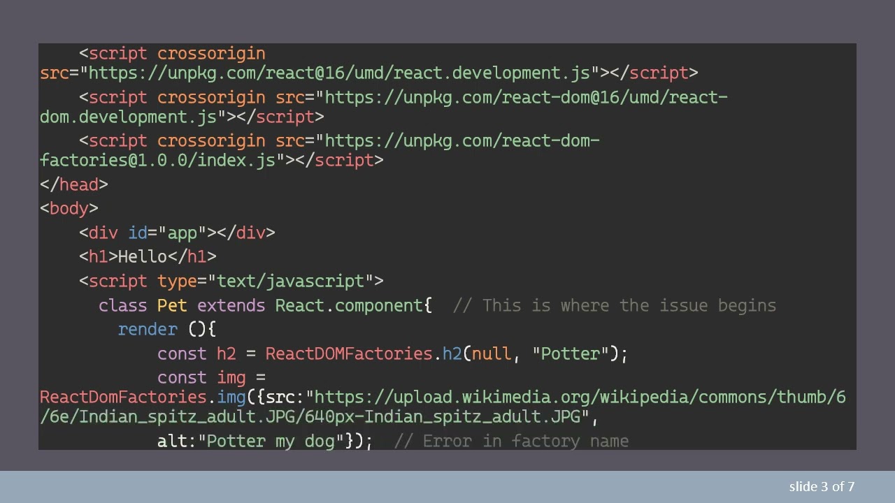Fixing React-DOM Not Rendering