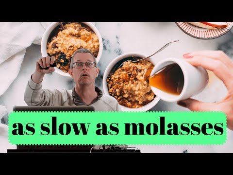 Learn English: Daily Easy English 1153: as slow as molasses