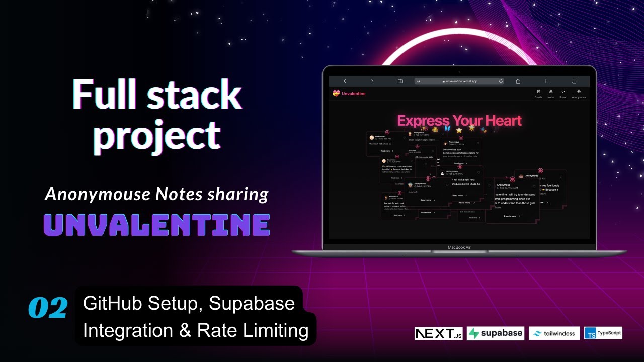 Building Unvalentine: GitHub Setup, Supabase Integration & Rate Limiting