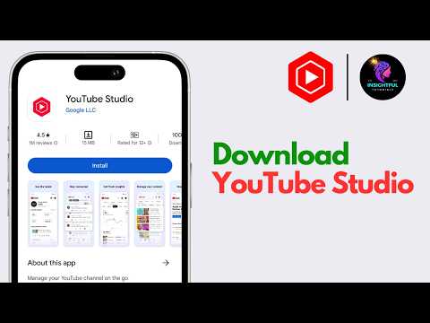 How to Download YouTube Studio App on Android/iPhone | Install YouTube Studio