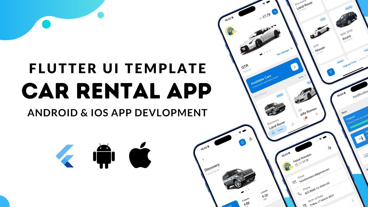 Car Rental App | Flutter UI Template