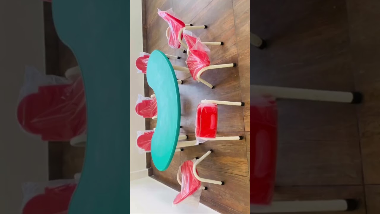 OK PLAY MOON TABLE WITH CHAIRS