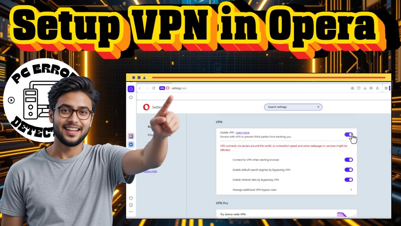 How To Setup VPN For Opera Browser | Secure Browsing (2025)