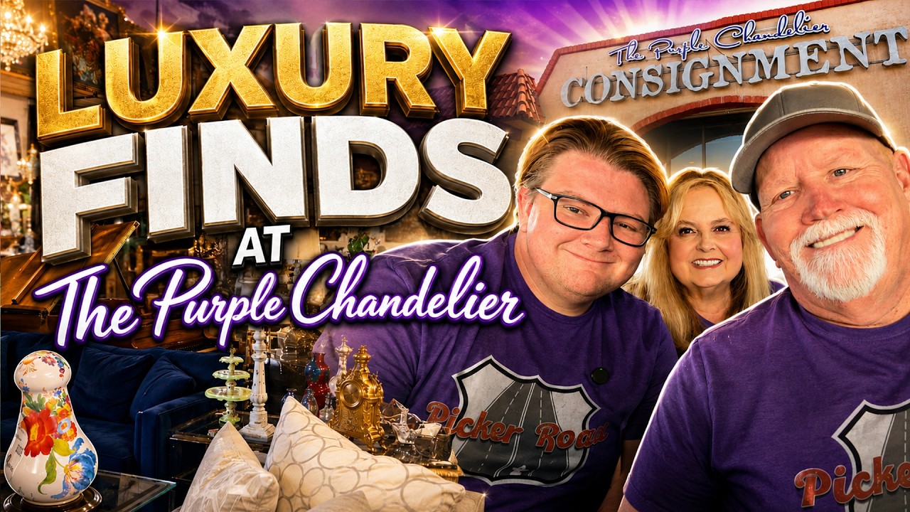 VERY SPECIAL FINDS AT THE PURPLE CHANDELIER!!! Join the Journey on Picker Road!