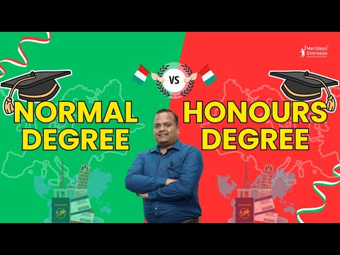 Difference between an Honours degree and a normal degree?