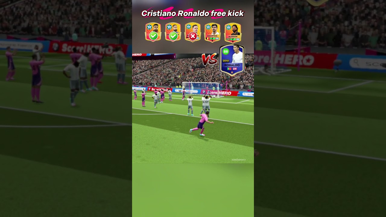 Cristiano Ronaldo free kick !! #dls26 #cristianoronaldo #football