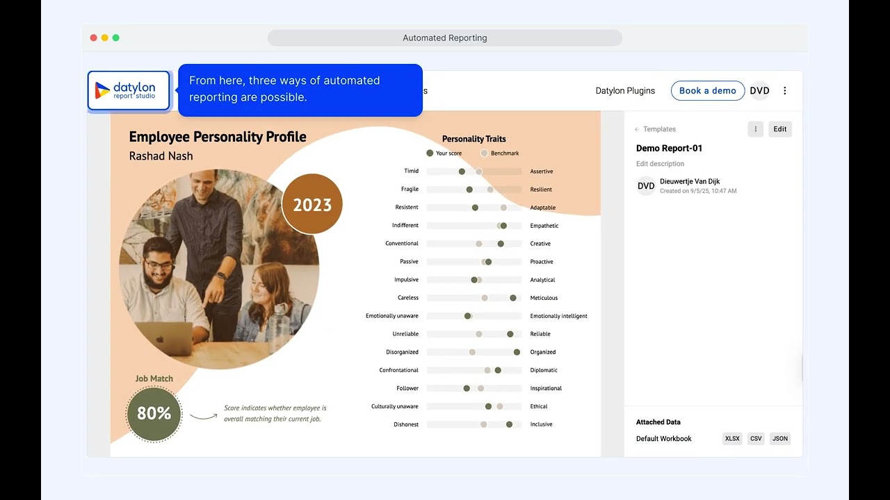 Datylon Automated Reporting Demo
