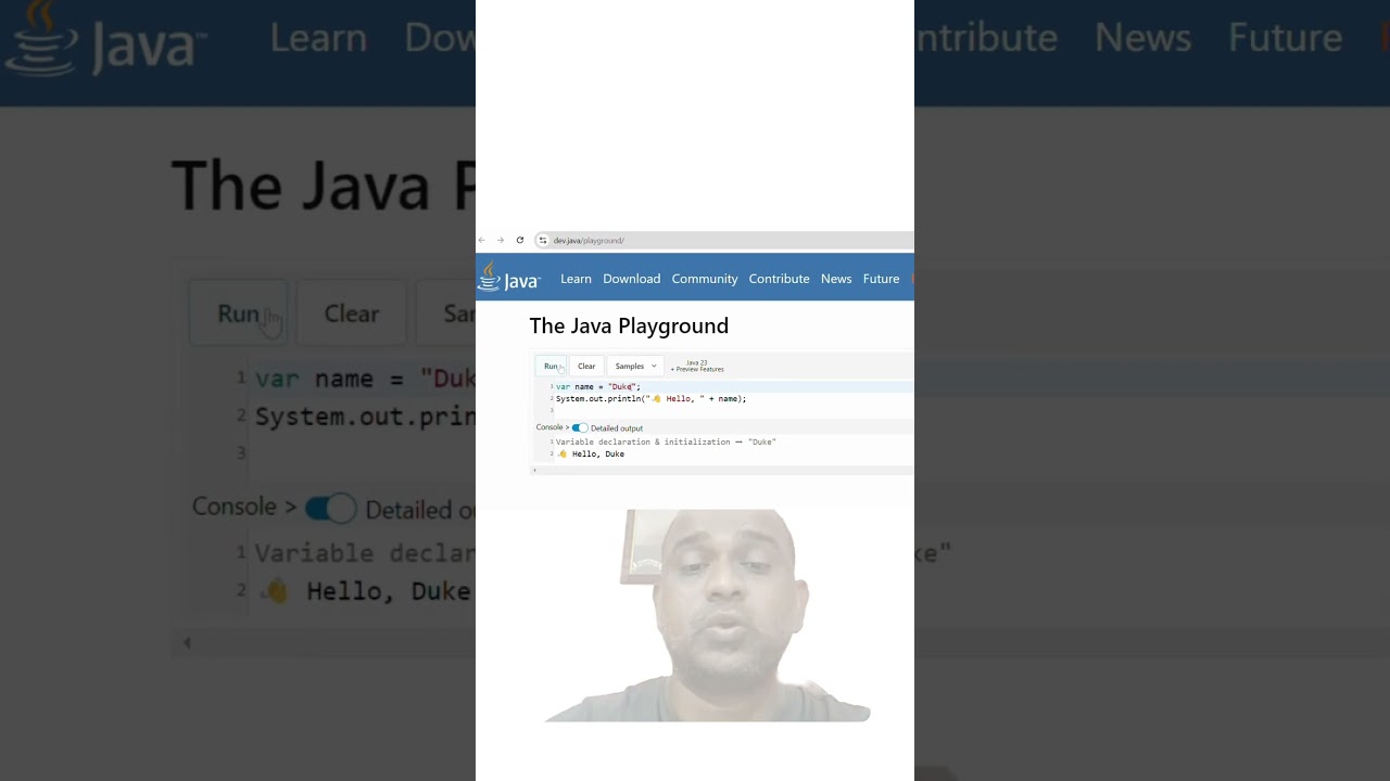 Java Playground: Best Online Java Compiler #short  #java23 #javaprogramming #coding #javadevelopment