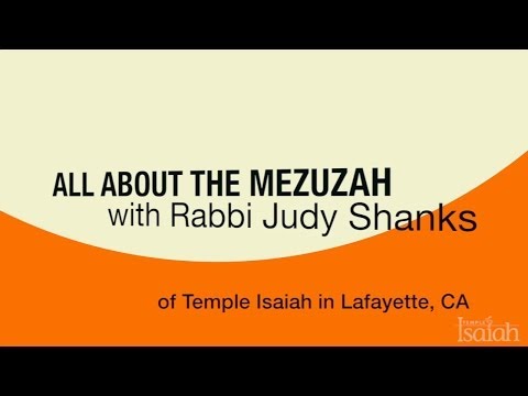 How Do You Jew? All About The Mezuzah with Rabbi Judy Shanks