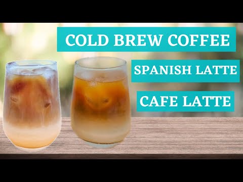Making Spanish Latte and Cafe Latte | Using Cold Brew Coffee