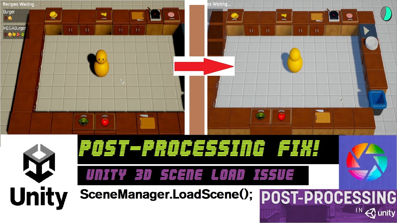 Fixing Post-Processing Issues After Scene Load in Unity 3D