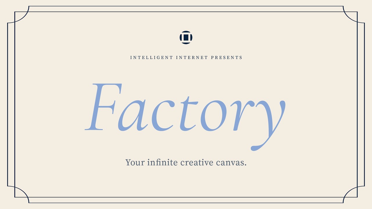 Factory: your all-in-one, end-to-end creative engine.