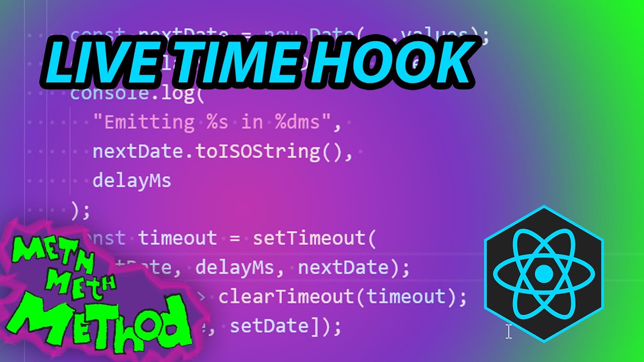 React Hook for Live Time