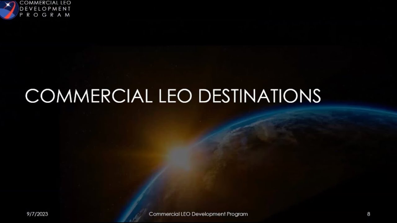 NASA Commercial Low Earth Orbit Development Program