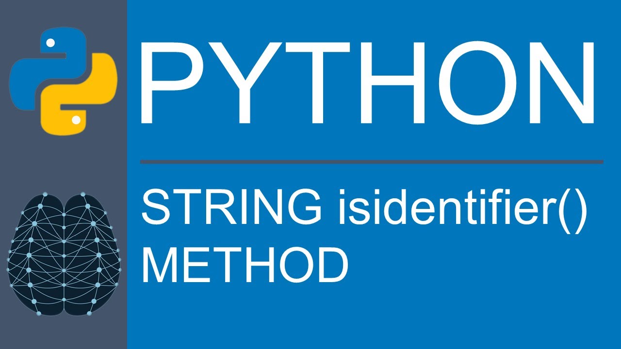 Python | Data Type | String | isidentifier() Method