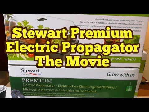 Heated Electric Propagator From B&Q Shop/ Grow Early Seedlings In Winter/No Dig Organic Allotment