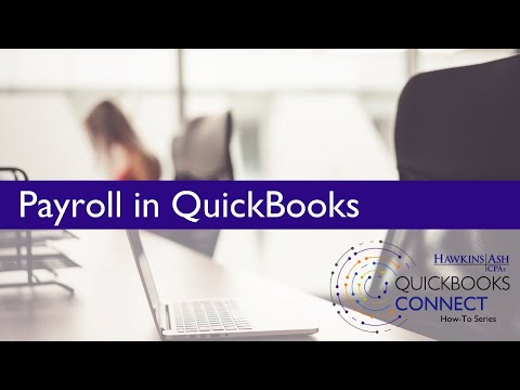 Payroll in QuickBooks: Connect How-To Series