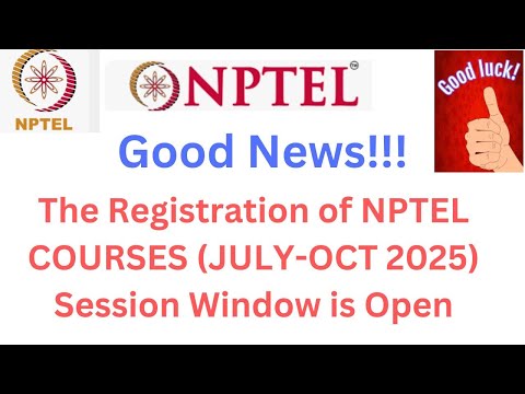 How to Join or Enroll SWAYAM NPTEL courses (July-Oct 2025) | Registration Started | Enroll Soon