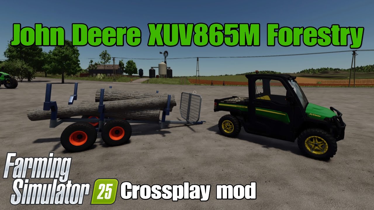 John Deere XUV865M Forestry / FS25 Crossplay mod
